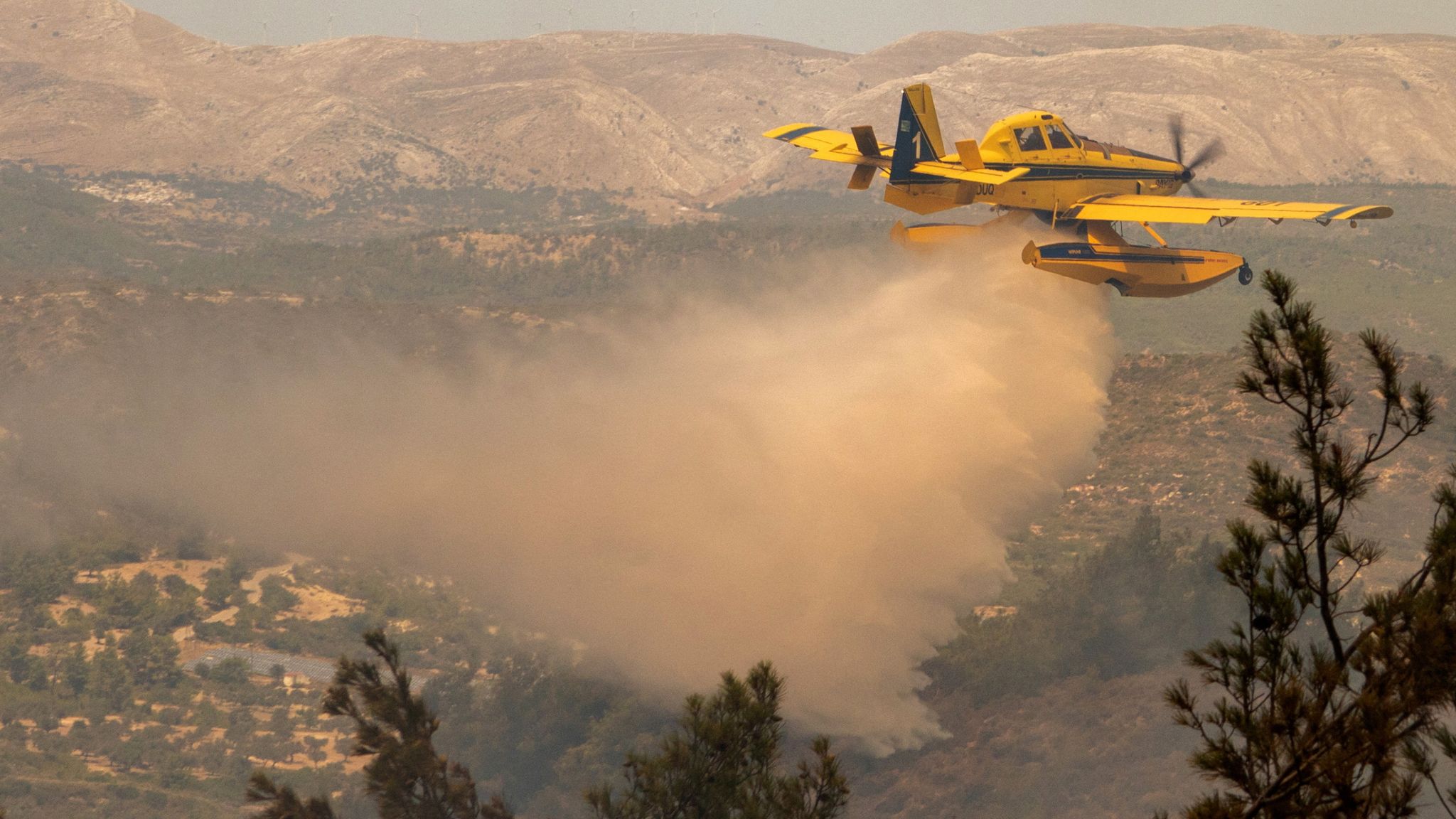 Pictures show the terror of wildfires in Greece, Rhodes and Corfu: 'The ...