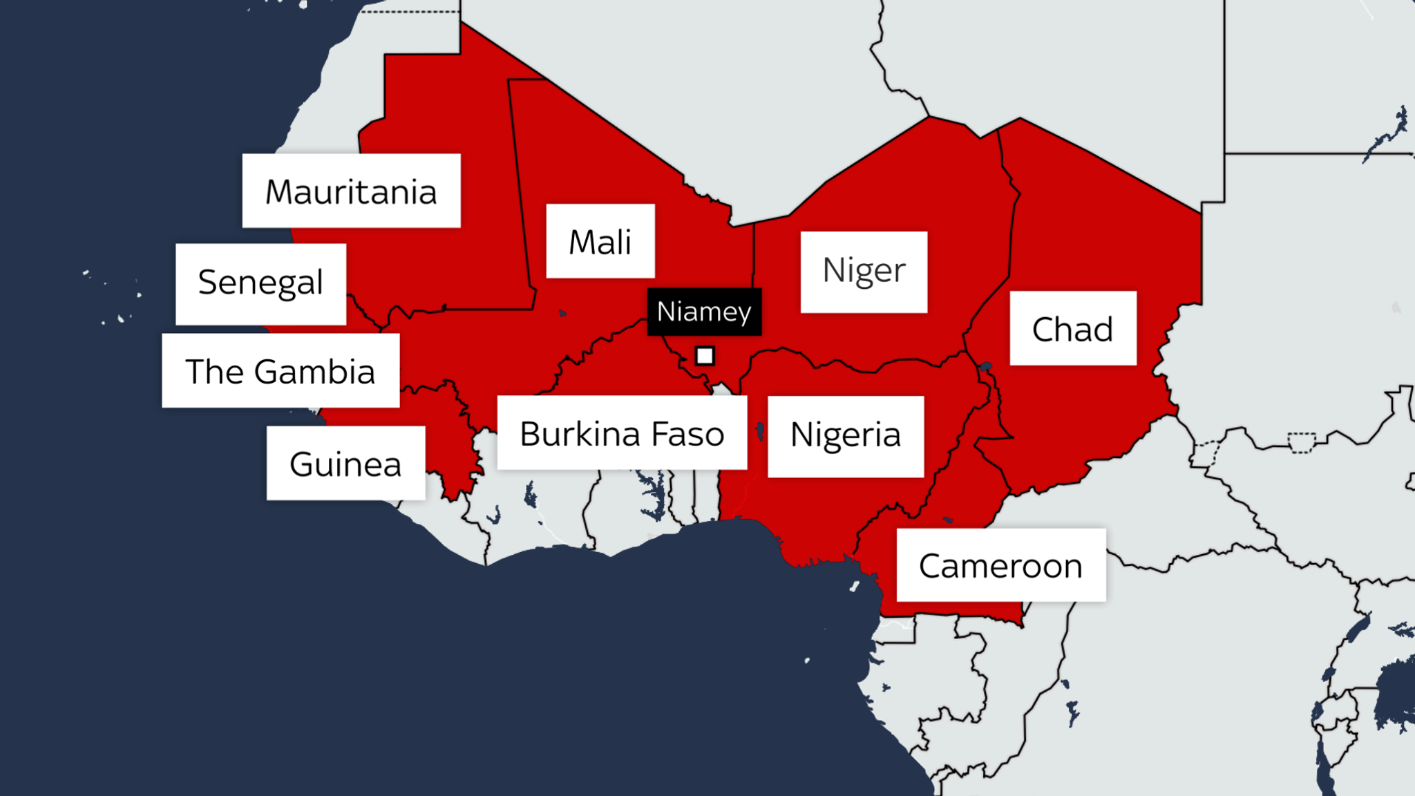 Niger joins list of Sahel African countries to experience military coups | World News | Sky News