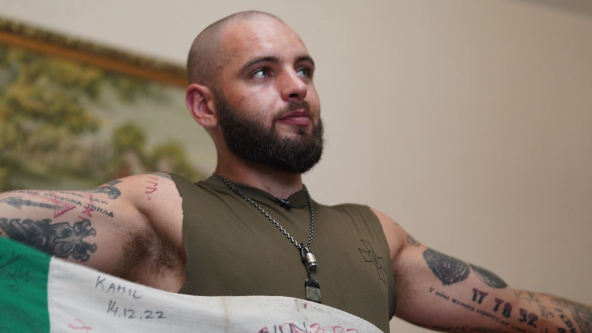 Ukraine war: Irish fighter 'Rambo' describes 'terrifying' Russian tank ...