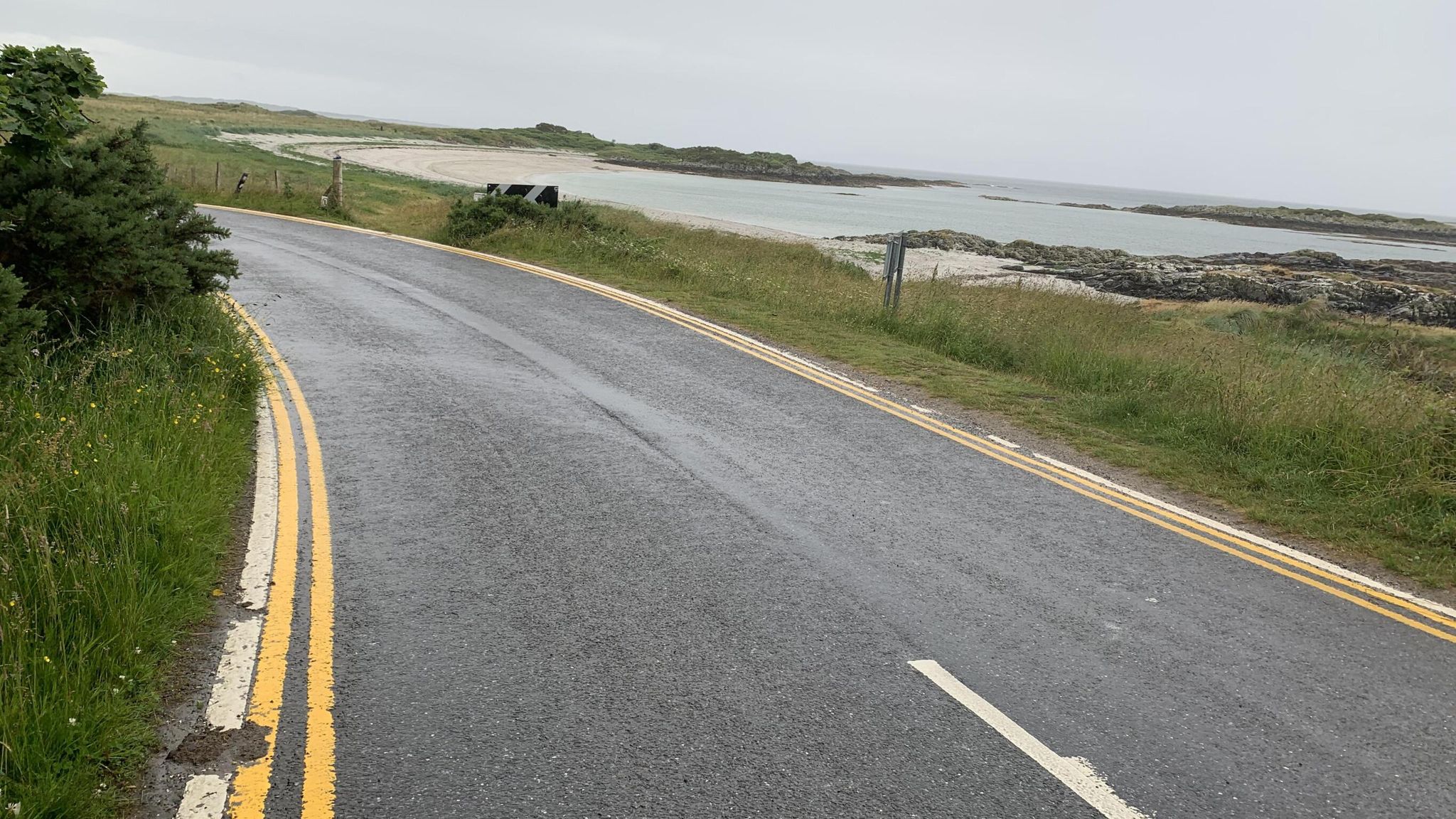 Traffic restrictions put in place on B8008 Morar to Arisaig road in the ...