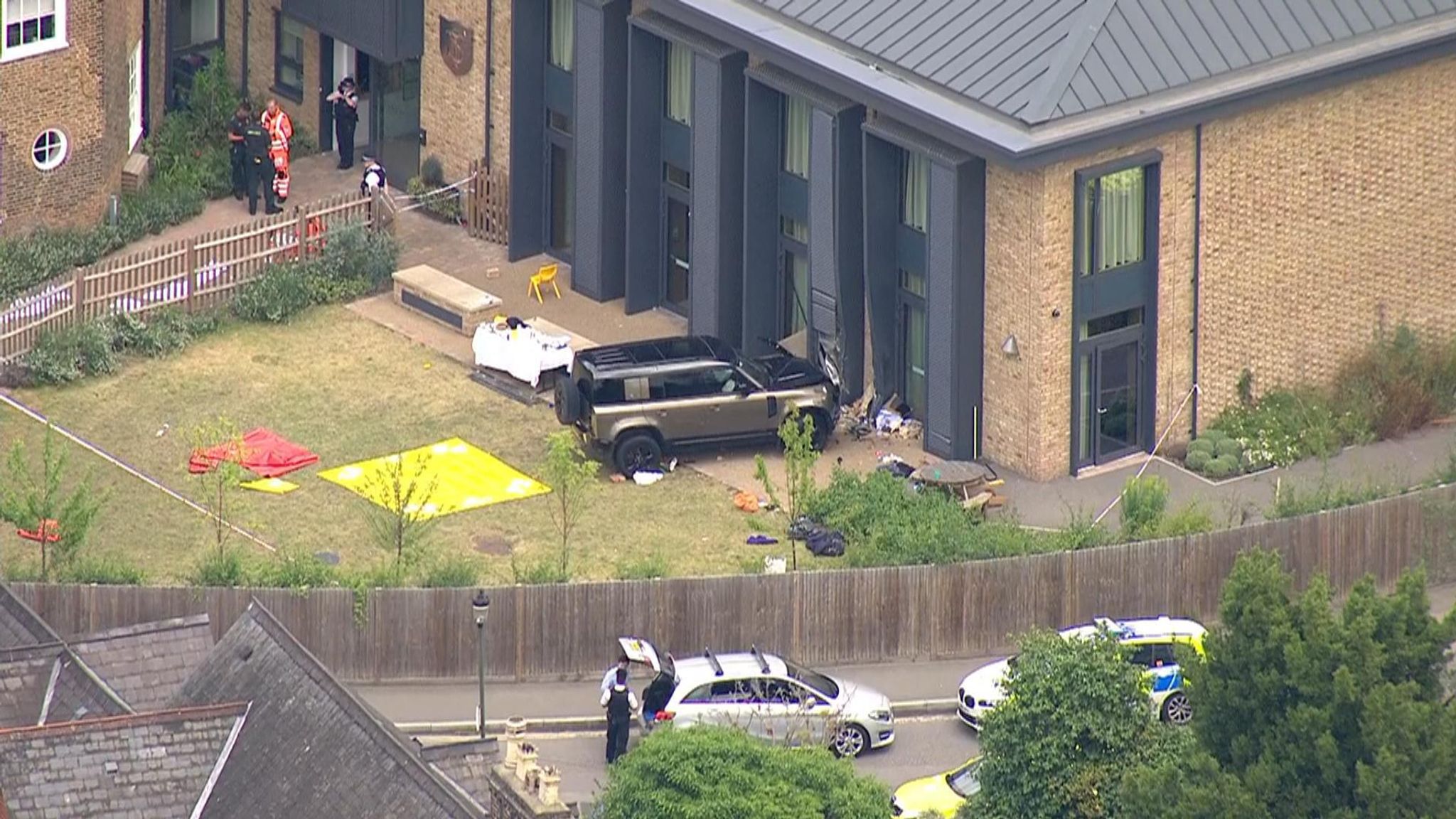 Wimbledon school crash: Girl and woman critically hurt - as driver released on bail | UK News ...