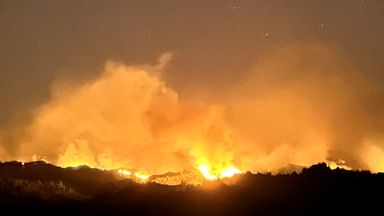 Pictures show the terror of wildfires in Greece, Rhodes and Corfu: 'The ...