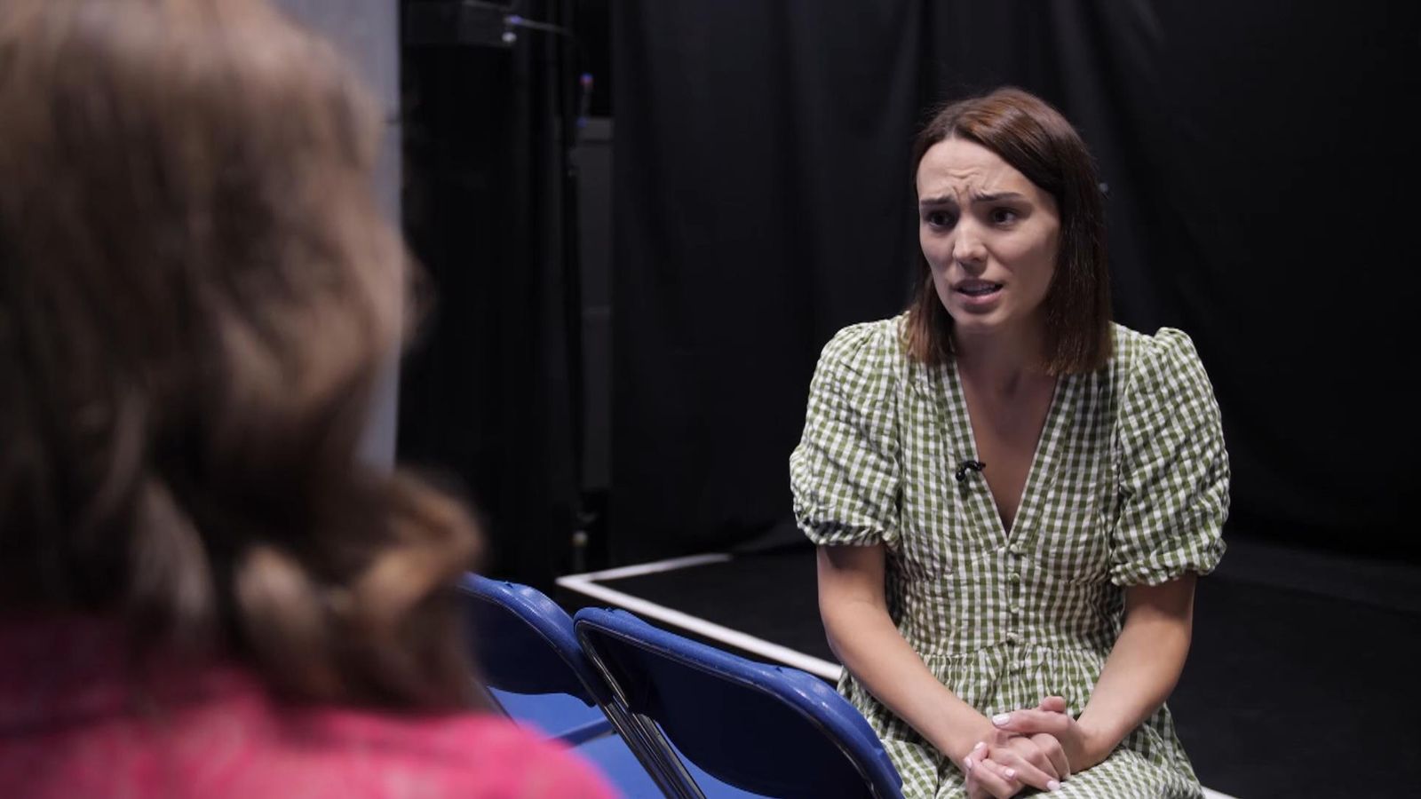 Actress Georgie Grier who posted about one person going to her ...