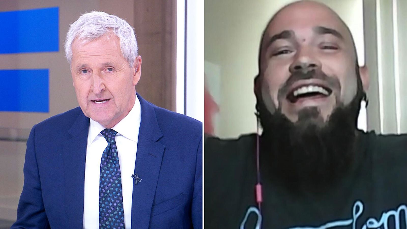 'QAnon Shaman'Jacob Chansley shouts at Sky presenter over US election ...