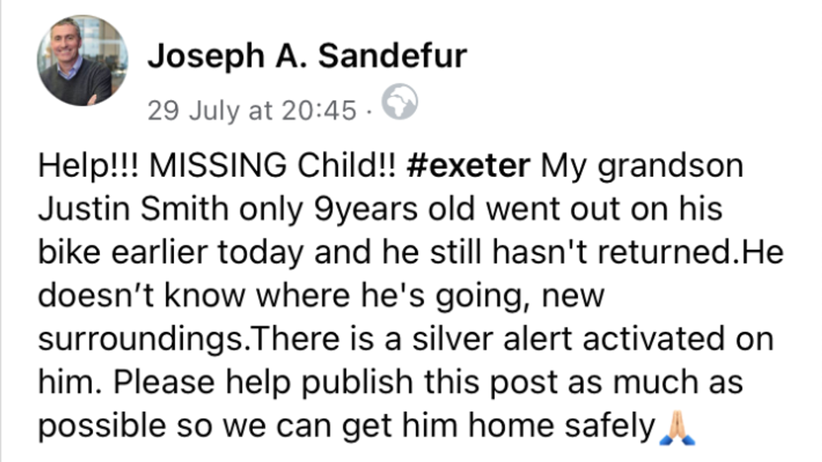 Facebook 'overwhelmed' by hoax posts on serial killers and missing kids ...