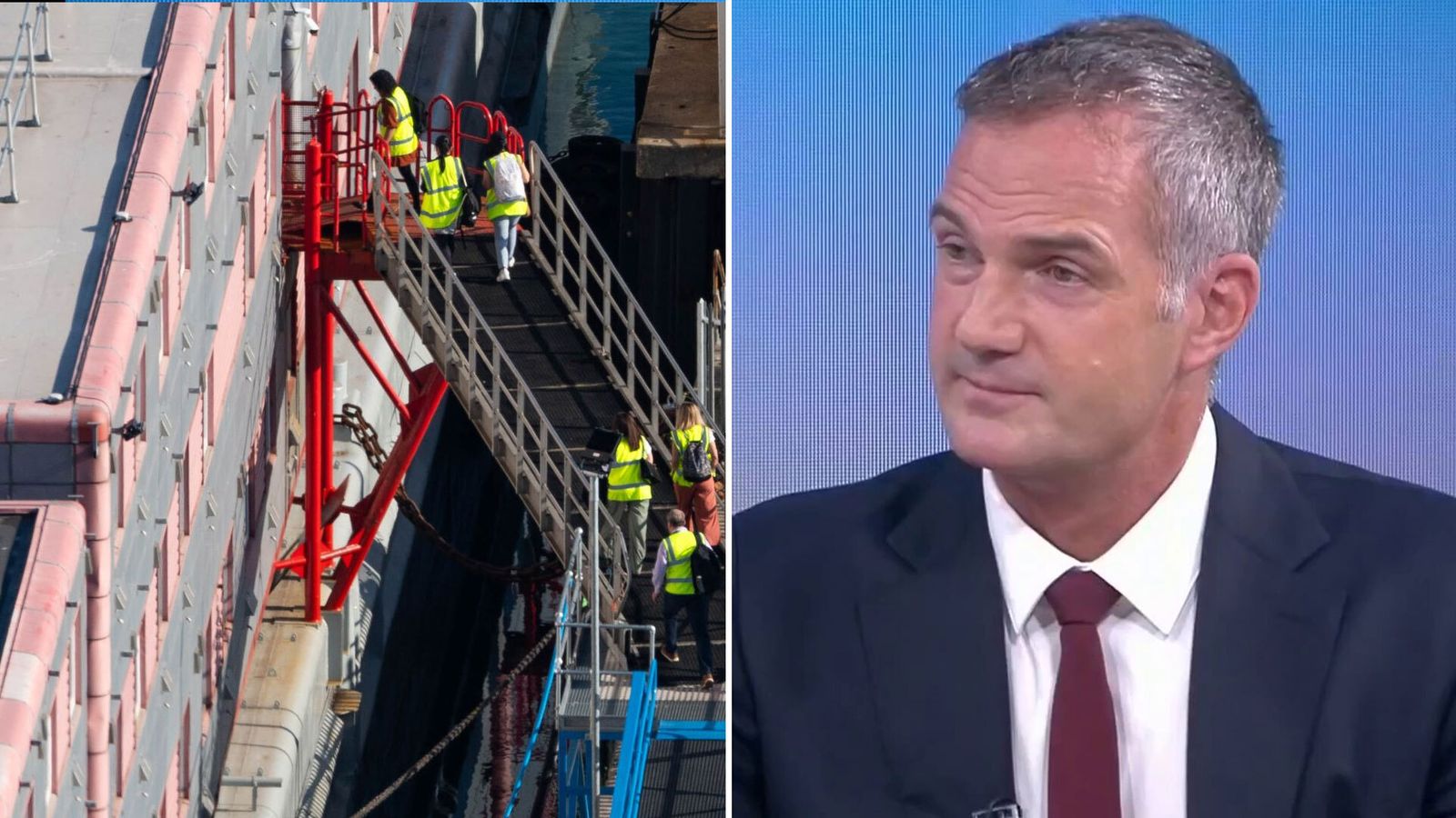 Bibby Stockholm: 'We wouldn't have had the barges in the first place ...