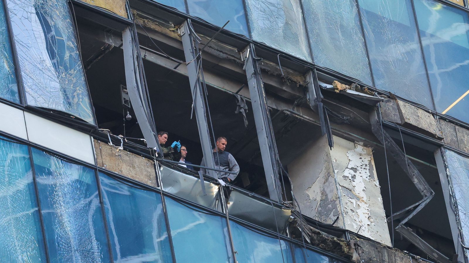 Ukraine war: Moscow high-rise tower hit again in new drone strike ...