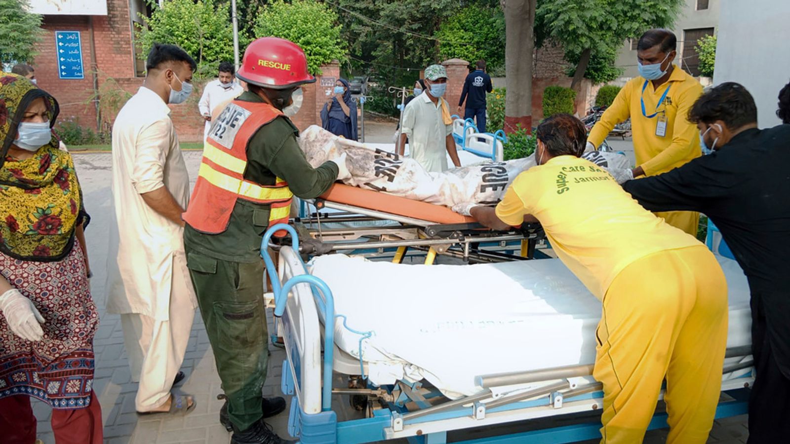 Pakistan bus crash kills at least 20 as vehicle bursts into flames on ...