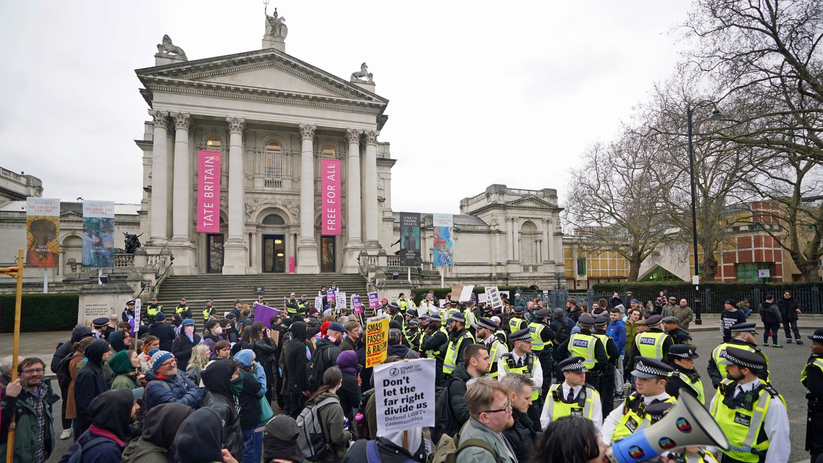 Man convicted after 'aggressive' protest against Tate Britain drag ...
