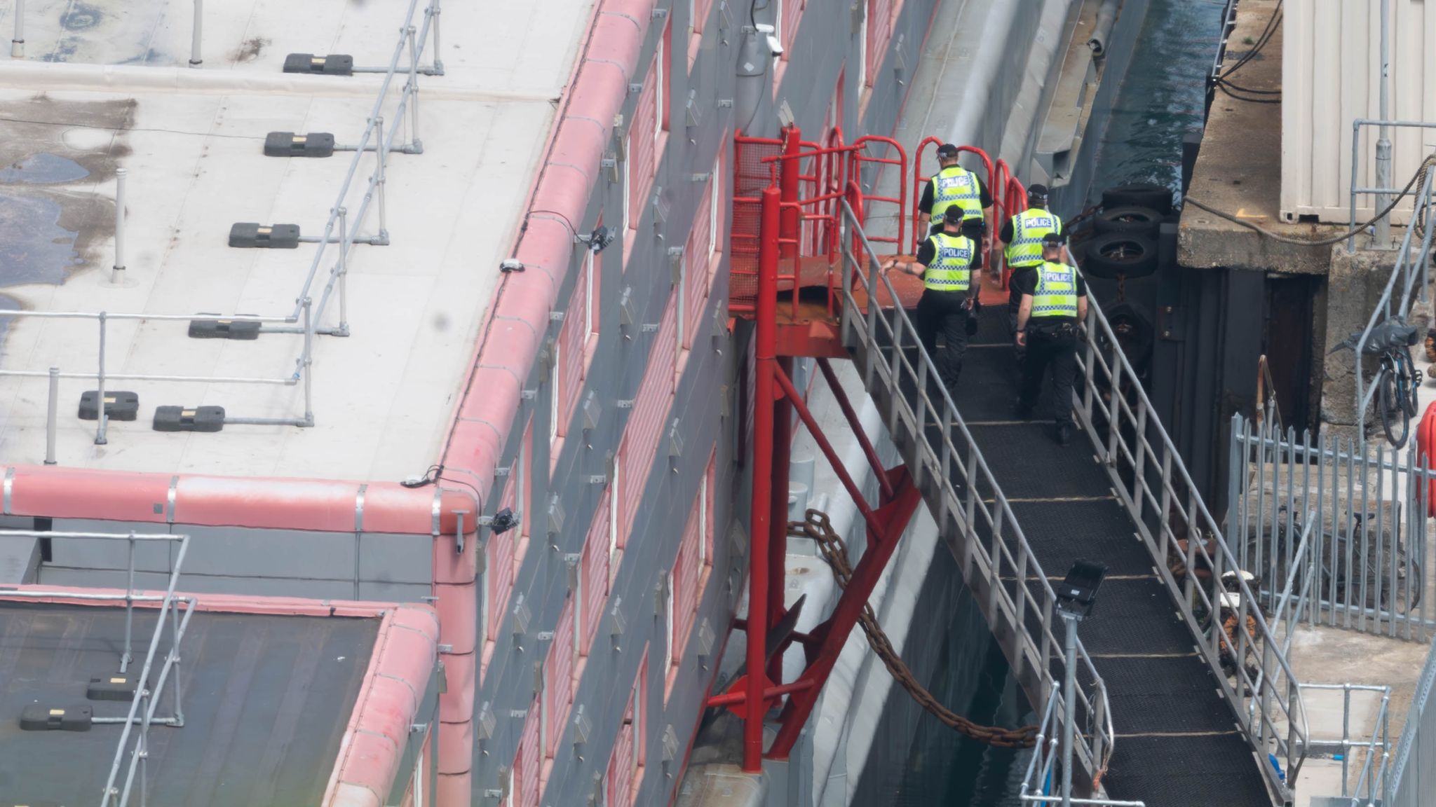 Bibby Stockholm: Health and safety worker checks delaying barge taking ...