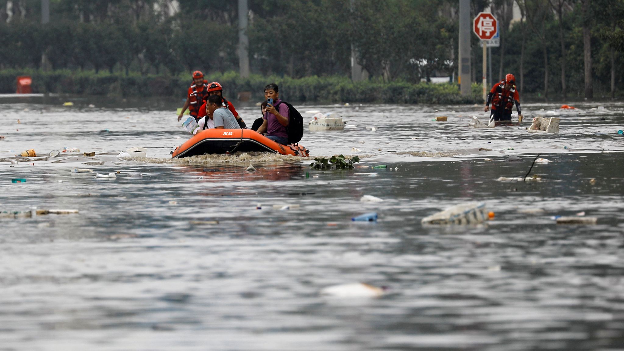 China: At least 20 dead as Beijing suffers 'worst rainfall in at least ...