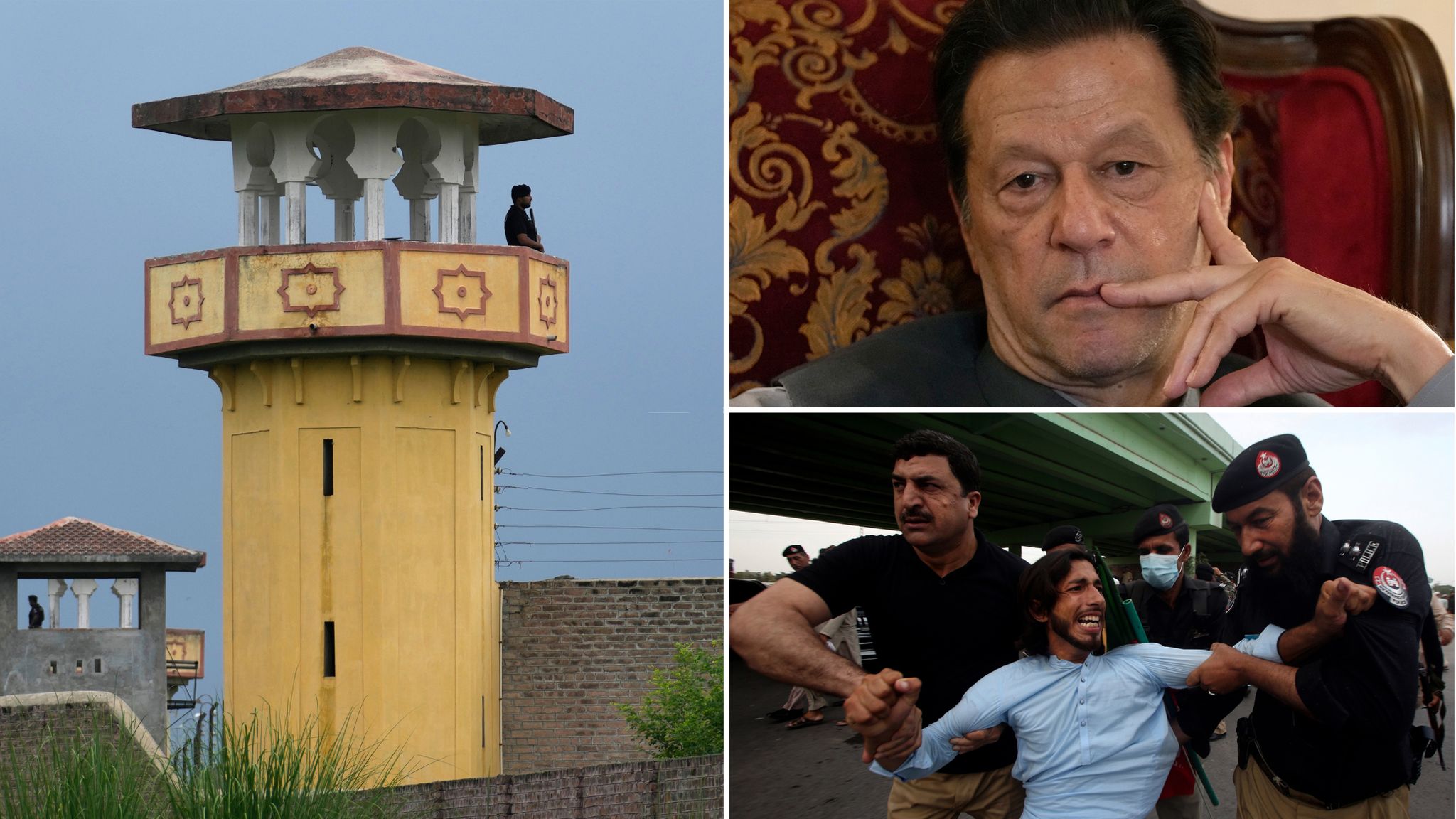 Former Pakistan PM Imran Khan spends night in high-security prison after arrest | World News ...