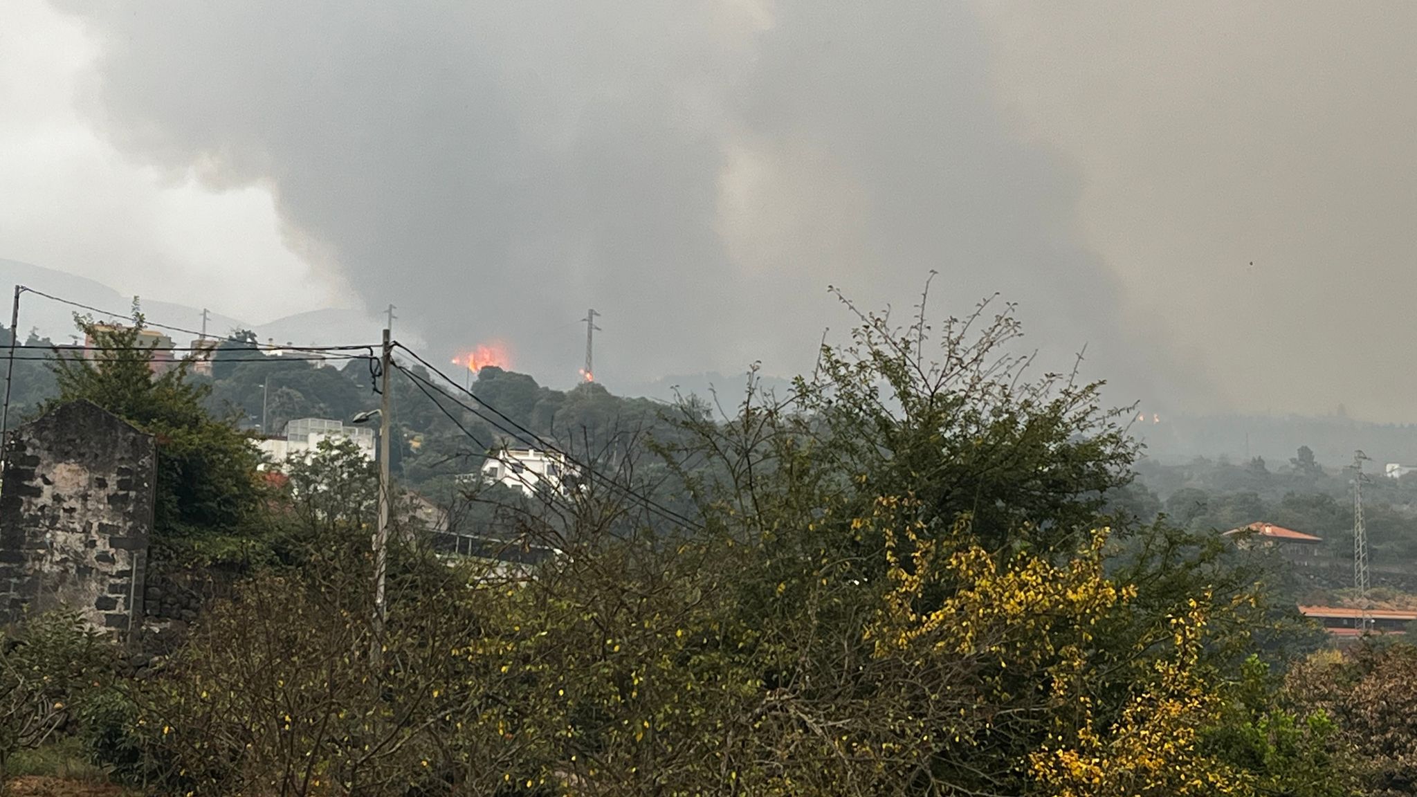Tenerife wildfires: Tourists watch in horror as blaze spreads across ...