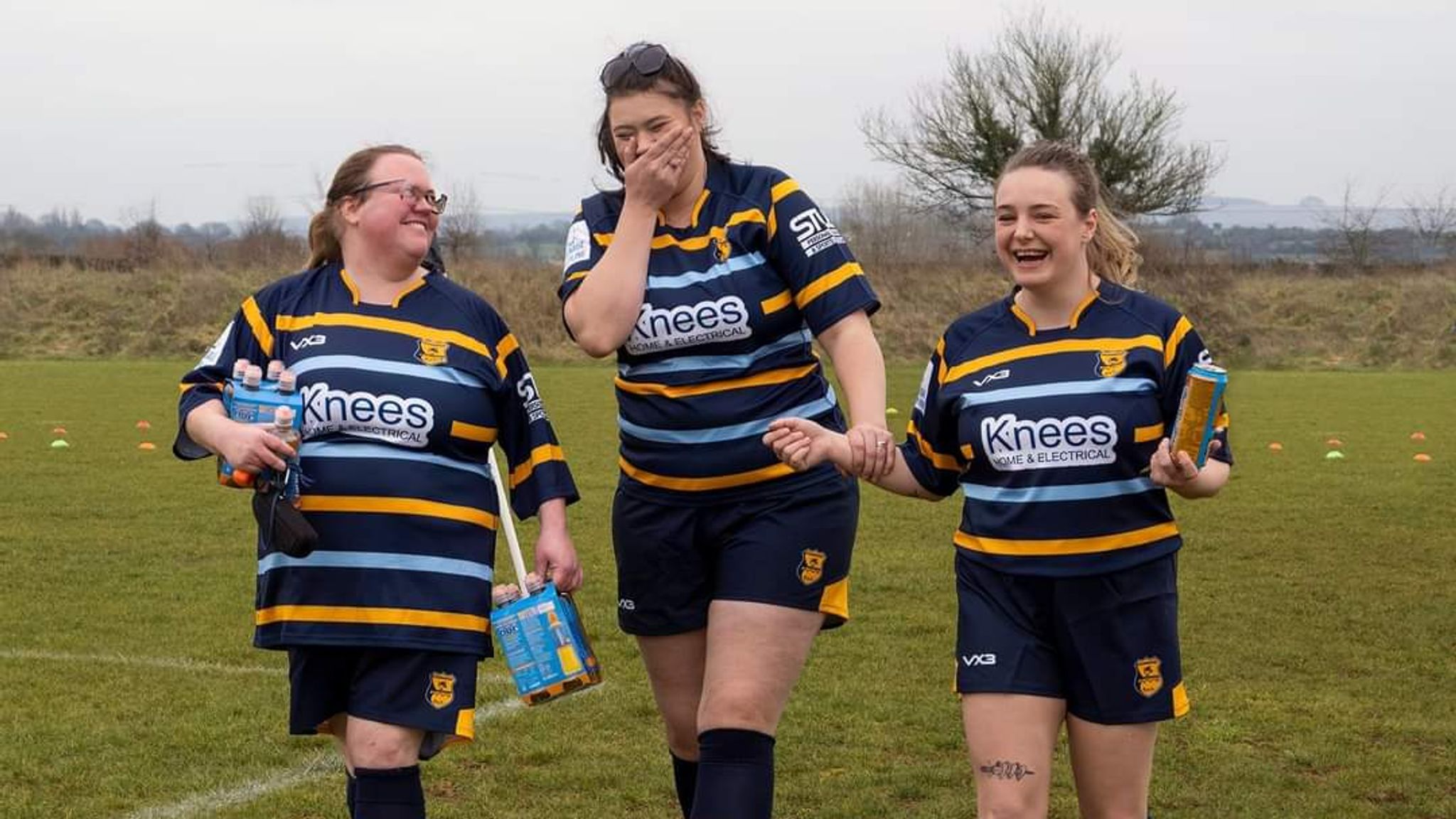 Women's rugby team 'save lives' after car crashed next to pitch | UK ...