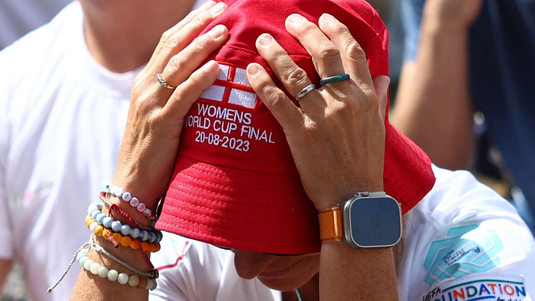 The devastation and despair of England fans gathered across the country ...
