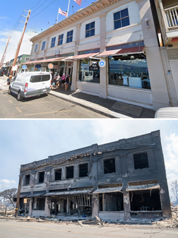 Hawaii wildfires: Dramatic before and after shots show impact of ...