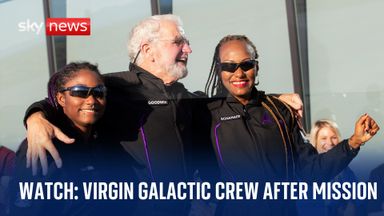 Virgin Galactic space launch as it happened: Passenger describes ...