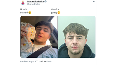 Lancashire Police defends use of meme to report successful convictions ...
