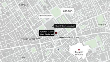 Man arrested after stabbing near British Museum | Breaking News News ...