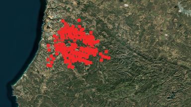 Portugal wildfires: New satellite image shows blaze sweeping near the ...