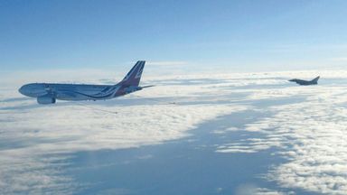 RAF Typhoon jets intercept Russian bombers flying north of Scotland ...
