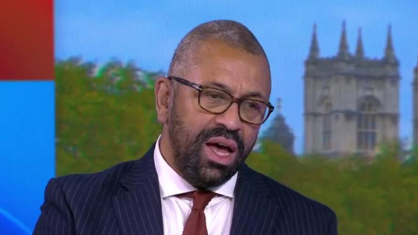 James Cleverly won't confirm HS2 link to Manchester | News UK Video News | Sky News