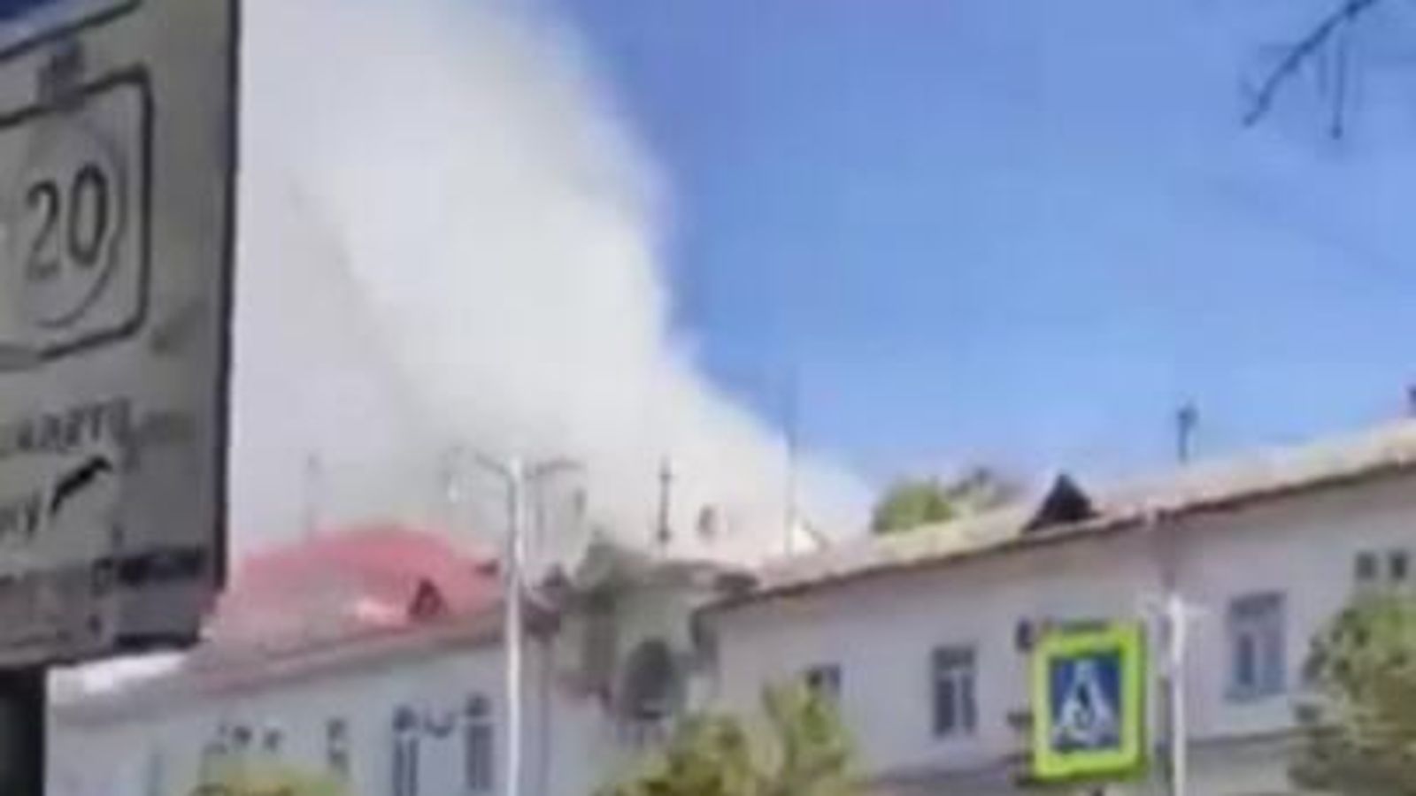 Ukraine strikes Russian Black Sea navy headquarters in Crimea | World News | Sky News