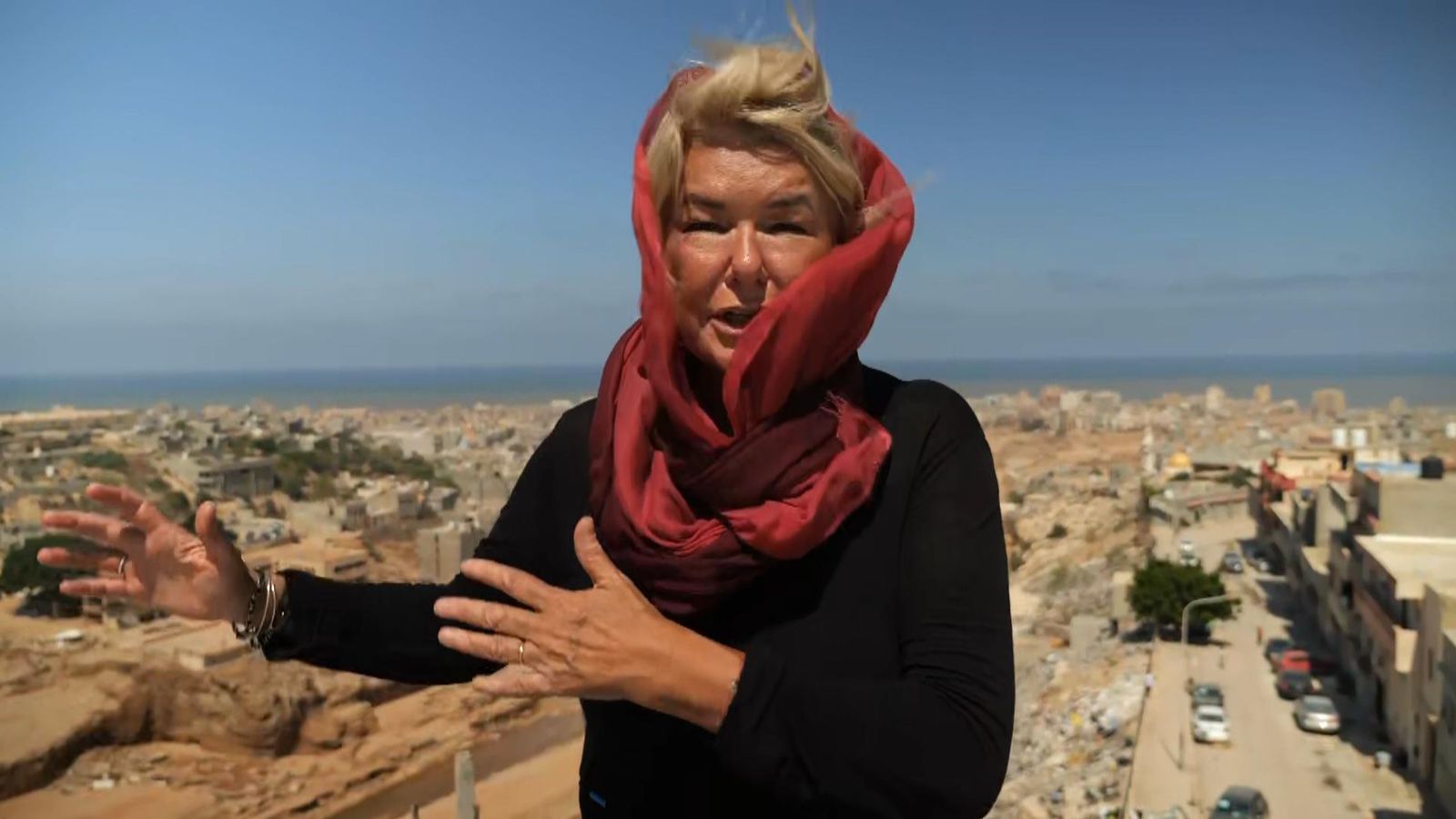 Libya floods: Alex Crawford says people in flood-hit Derna are in ...