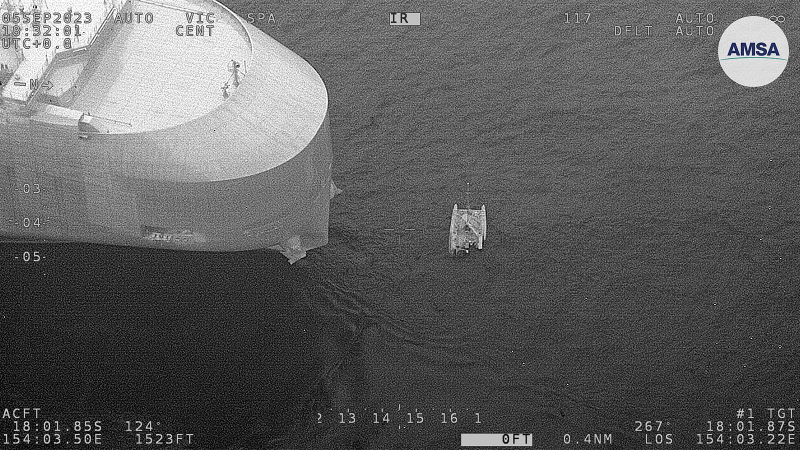 Sailors heading to Australia rescued after boat damaged by several ...
