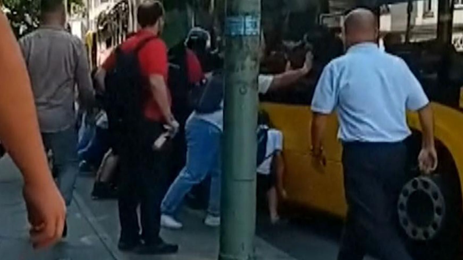 'Heroic': 40 people lift bus to rescue man trapped under in Berlin ...