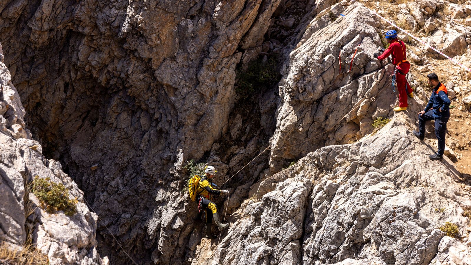 Cave rescue mission to save ill researcher stuck 3,000ft underground ...