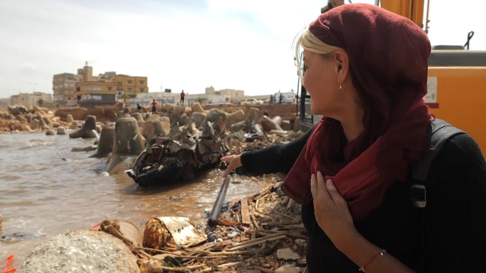 Libya flood victims thought to be trapped under ocean debris | UK News ...