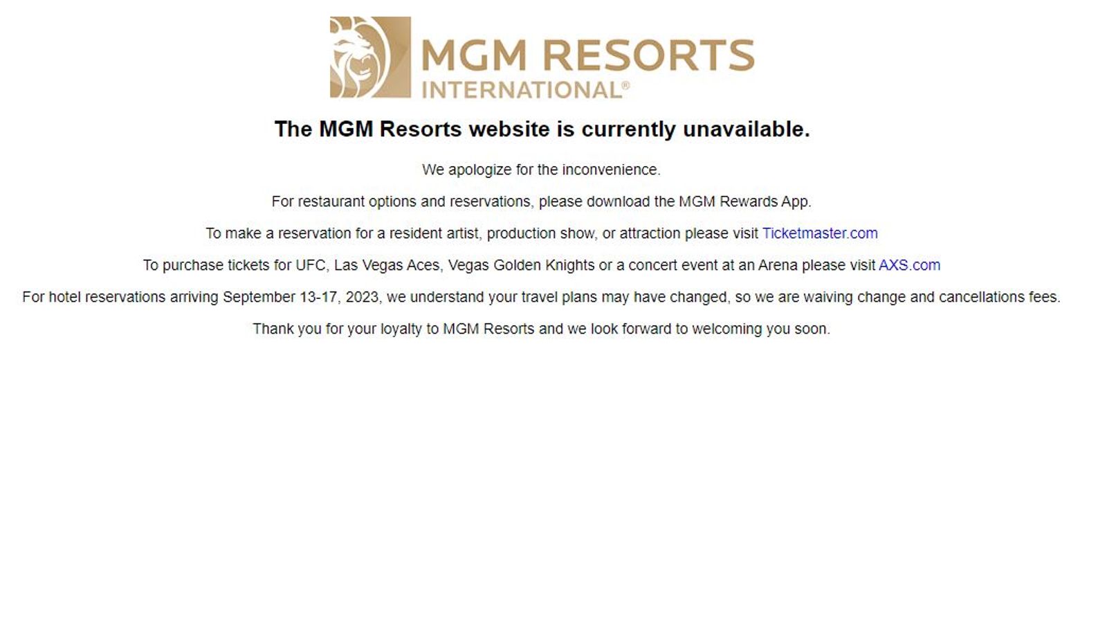 MGM Resorts cyberattack: Casinos warned to be on 'high alert' as £11bn ...