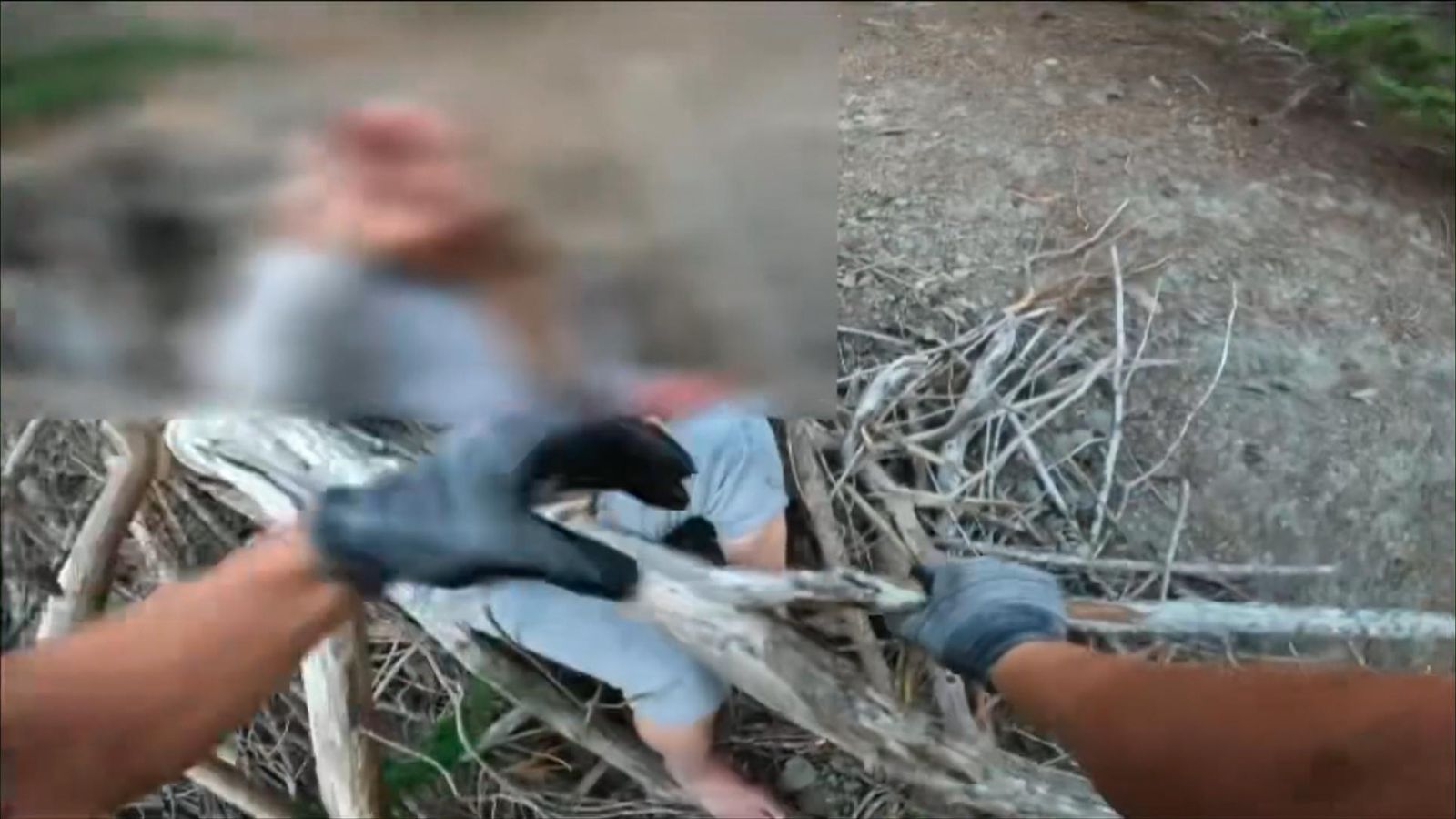 California: Elderly man rescued after falling 90ft from cliff edge | US ...