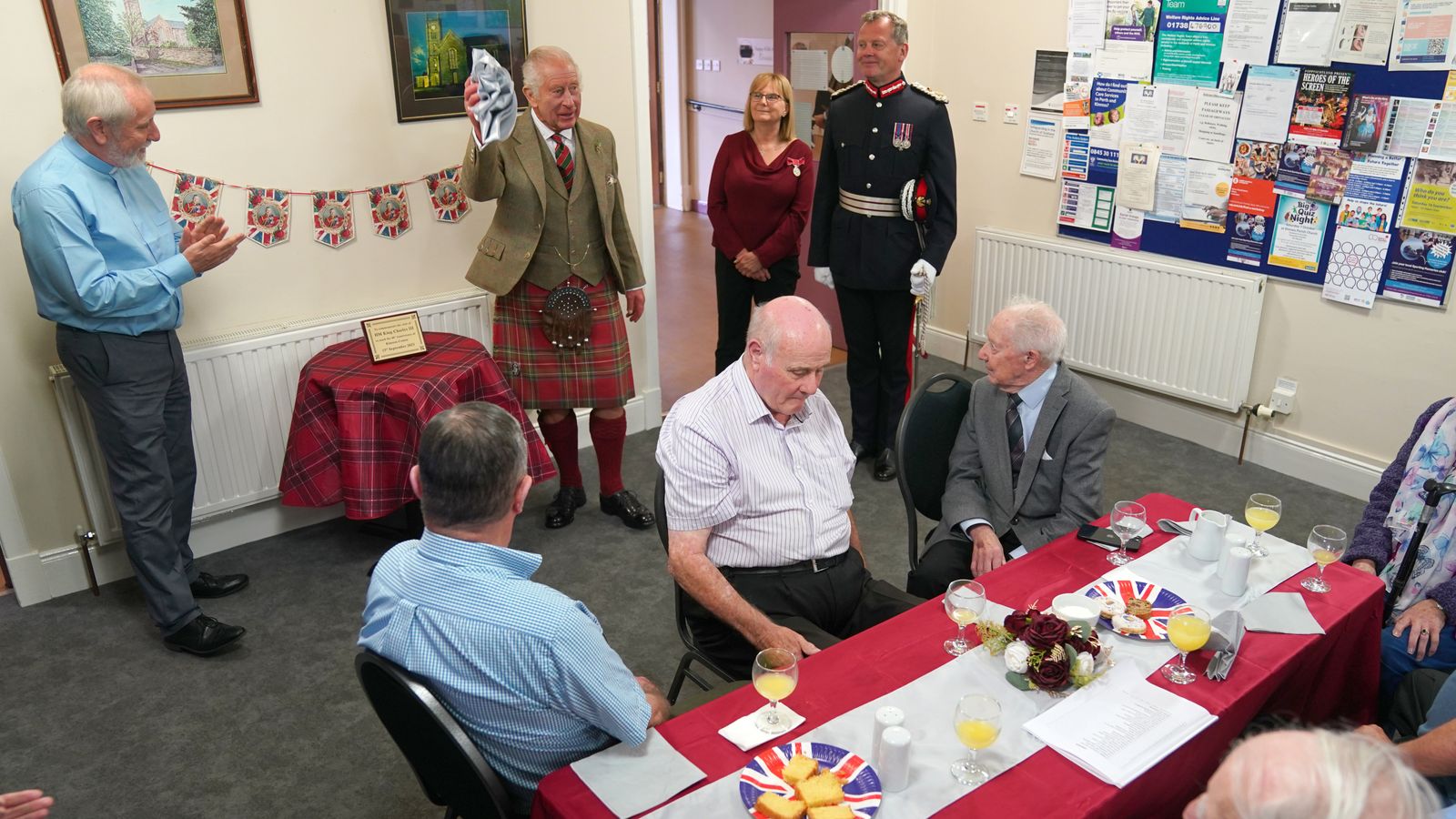 Hundreds line streets in Kinross as King helps mark 40th anniversary of ...