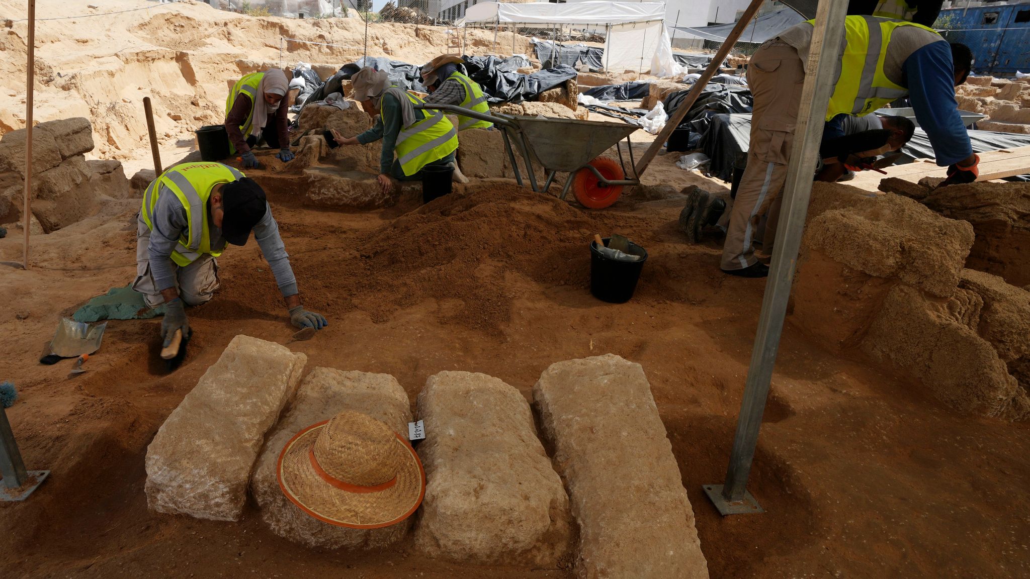 Rare lead coffins among finds in largest ancient cemetery discovered in ...