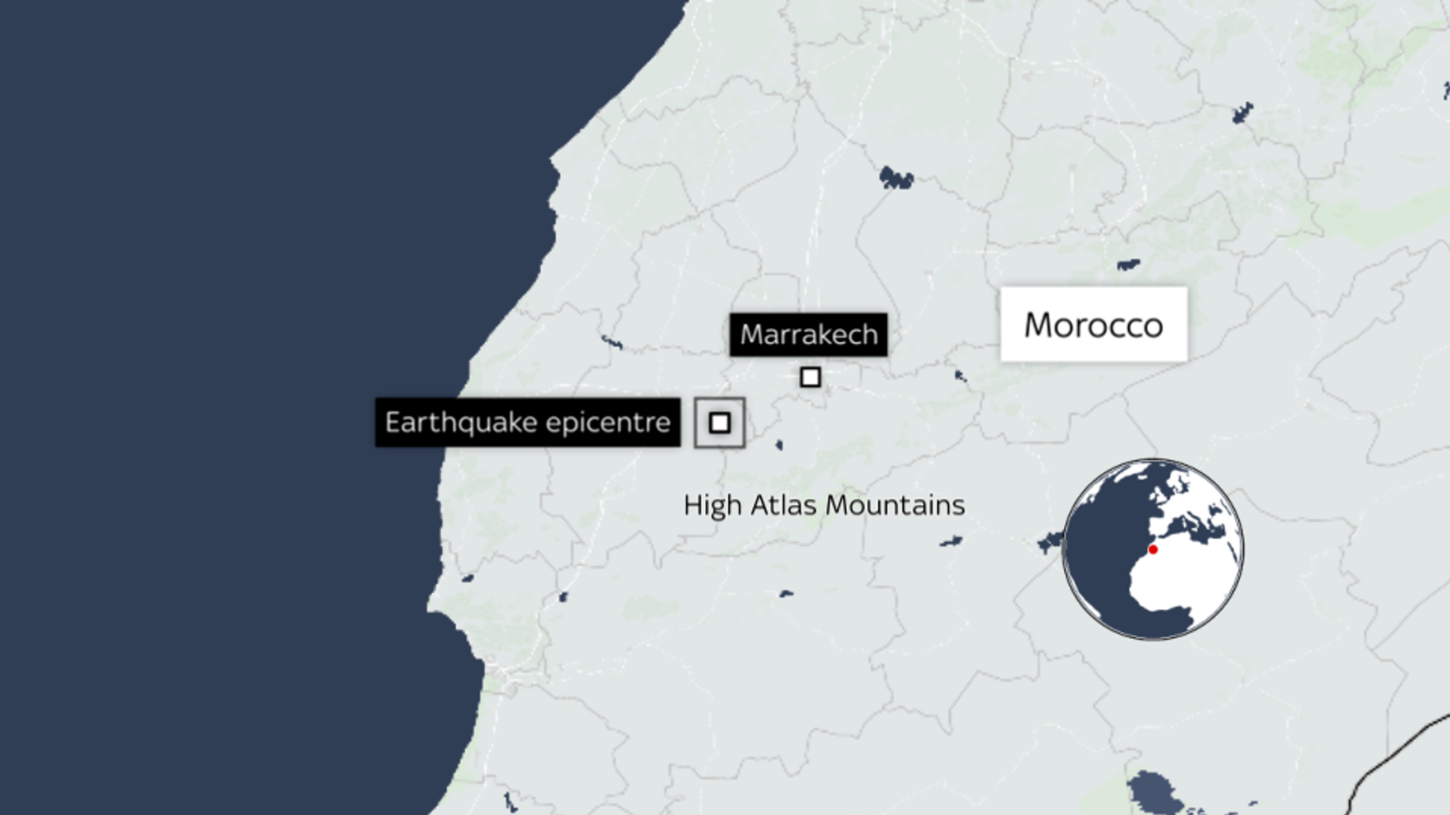 Morocco earthquake: Number of dead rises to 2,000 with more than 1,400 ...