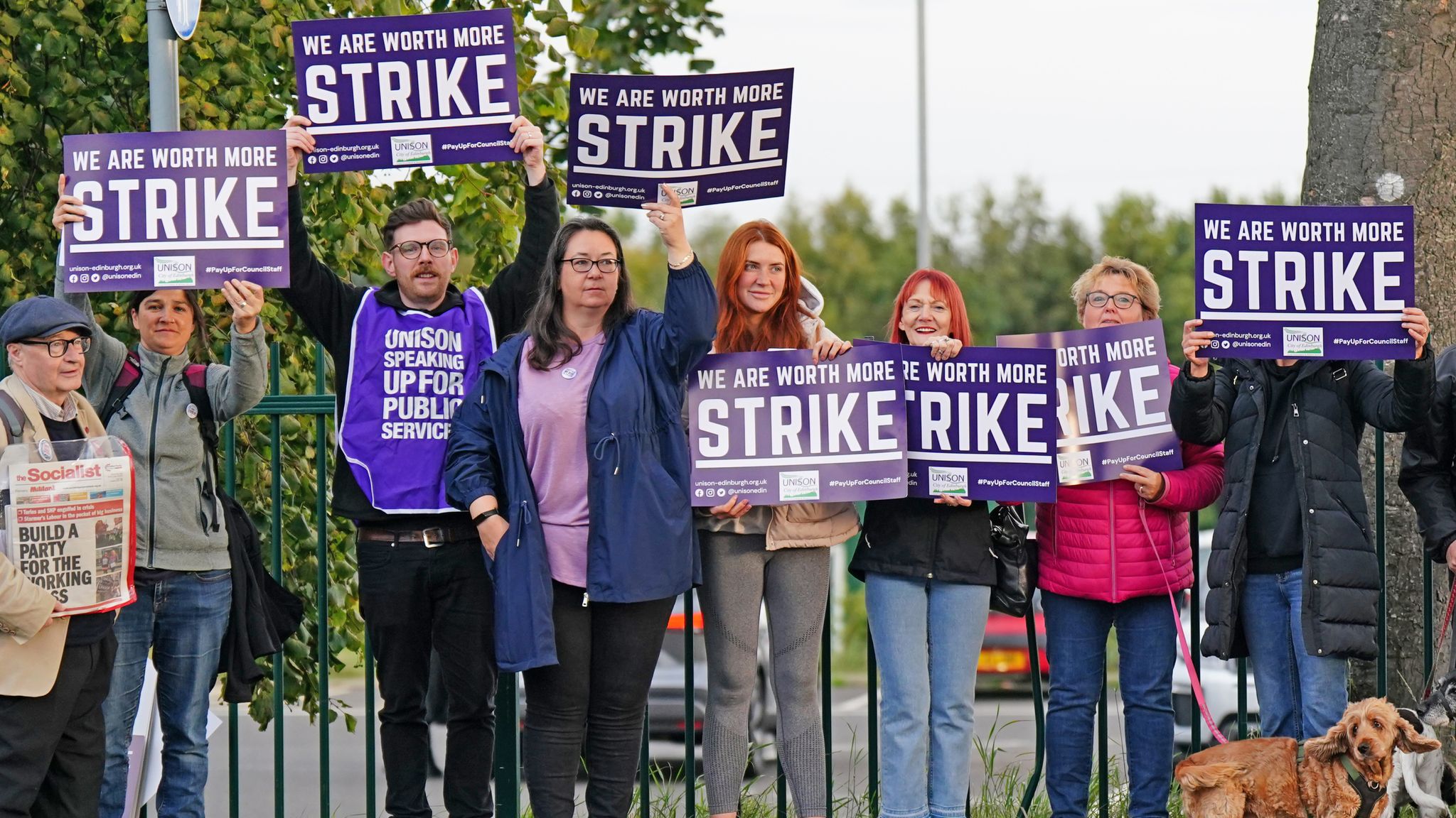 Scotland school strikes: Unison members begin three days of industrial ...