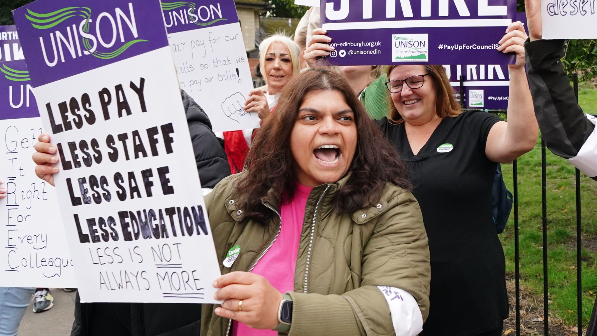 Scotland school strikes: Unison members begin three days of industrial ...