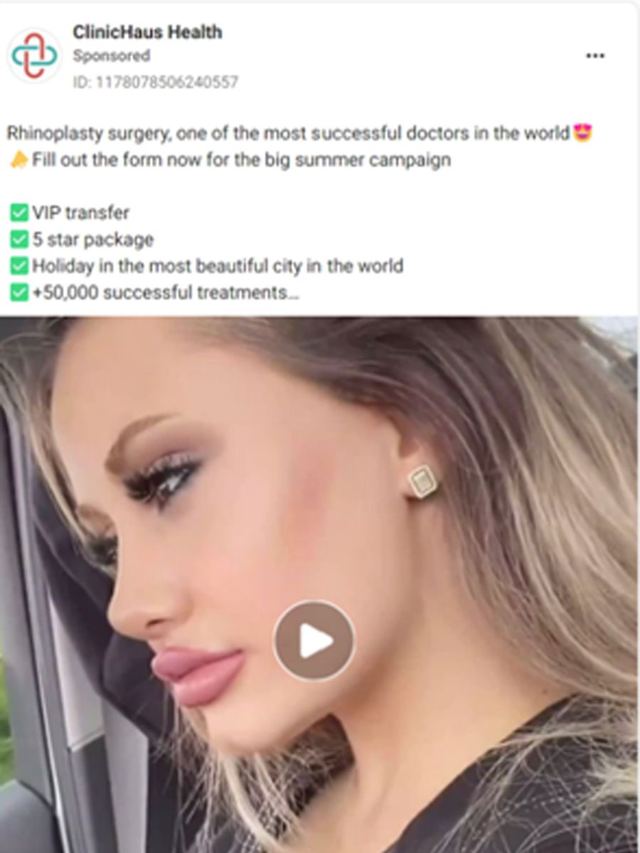 Adverts for Turkish cosmetic surgery clinics shown in UK banned for ...