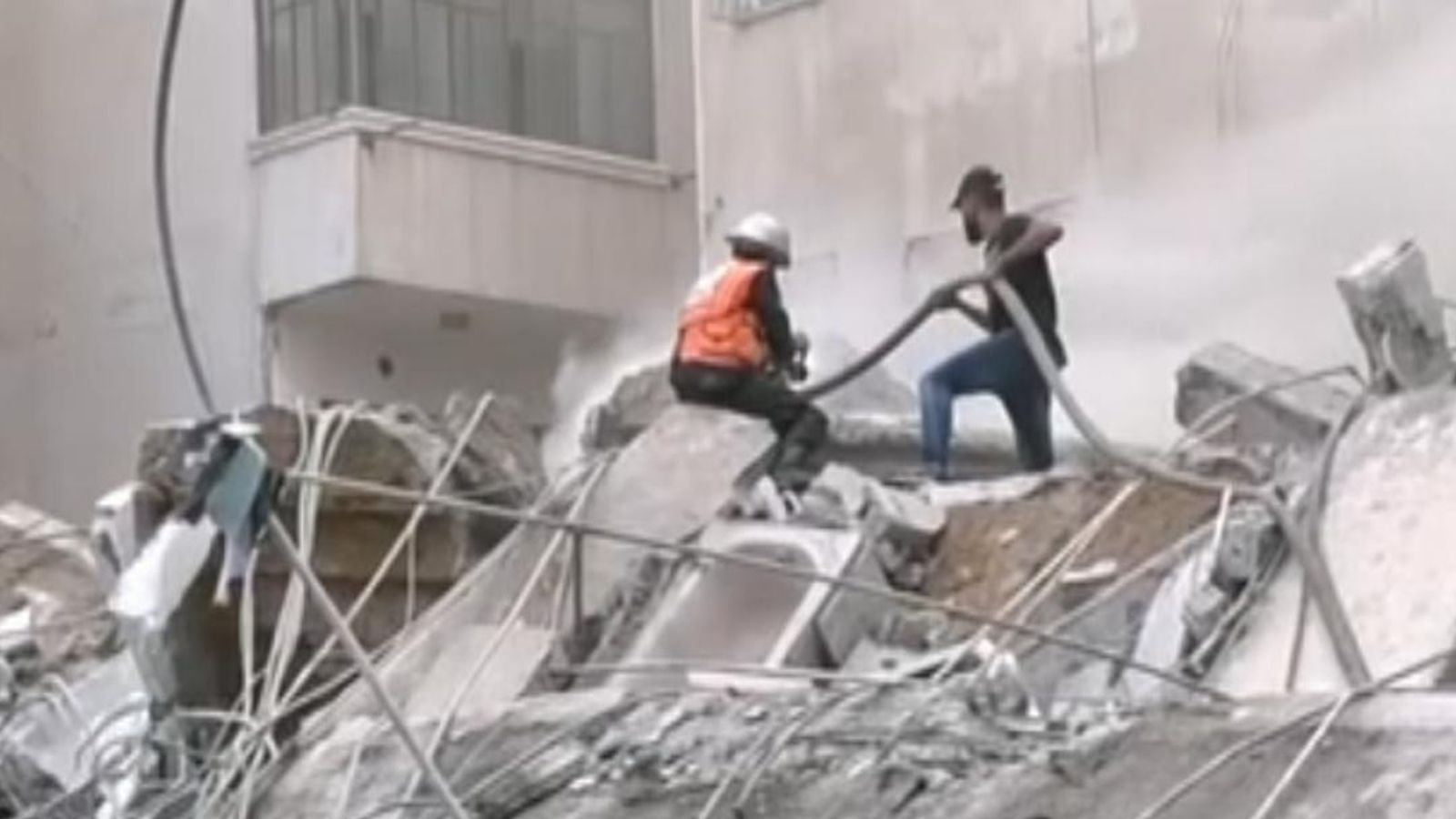 Aftermath of Israeli airstrike on Gaza shows rubble and destruction ...