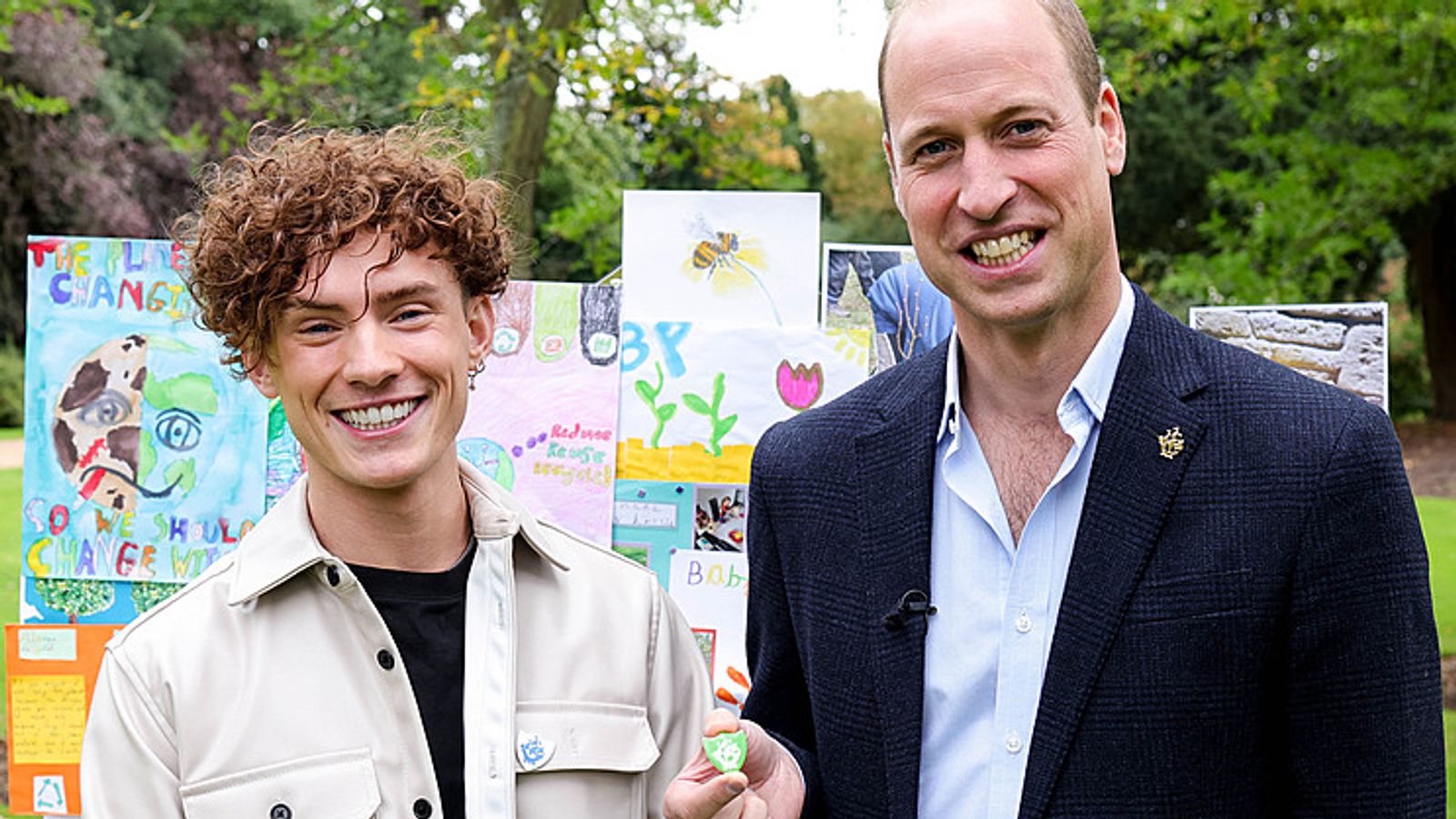 Prince William given Blue Peter badge for launching Earthshot Prize ...
