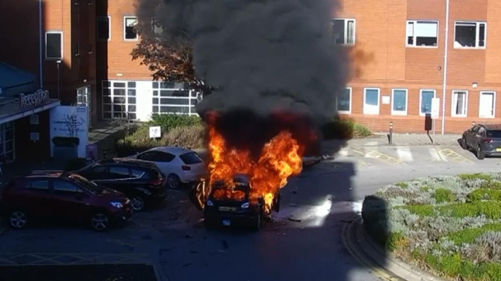 CCTV released by police shows moment of explosion outside Liverpool ...