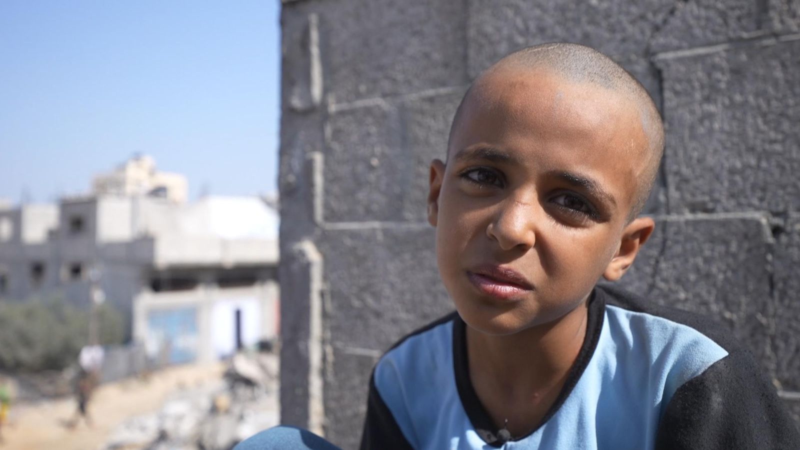 Israel-Hamas war: 'I cover my face at night' says boy whose house was ...