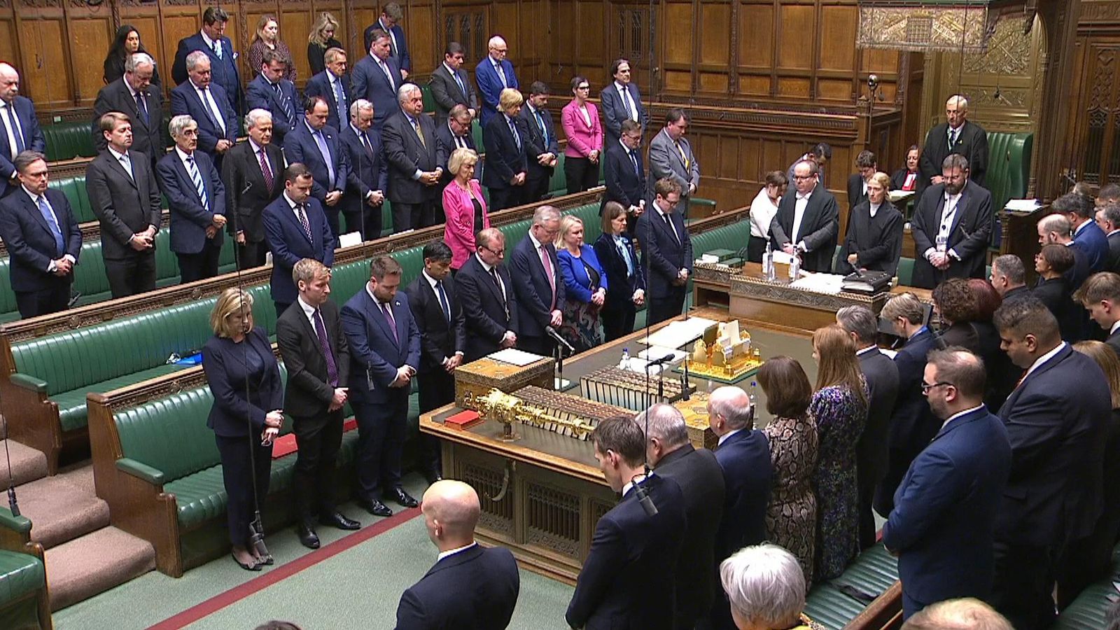 Israel-Hamas war: MPs hold minute's silence in memory of Israelis and ...