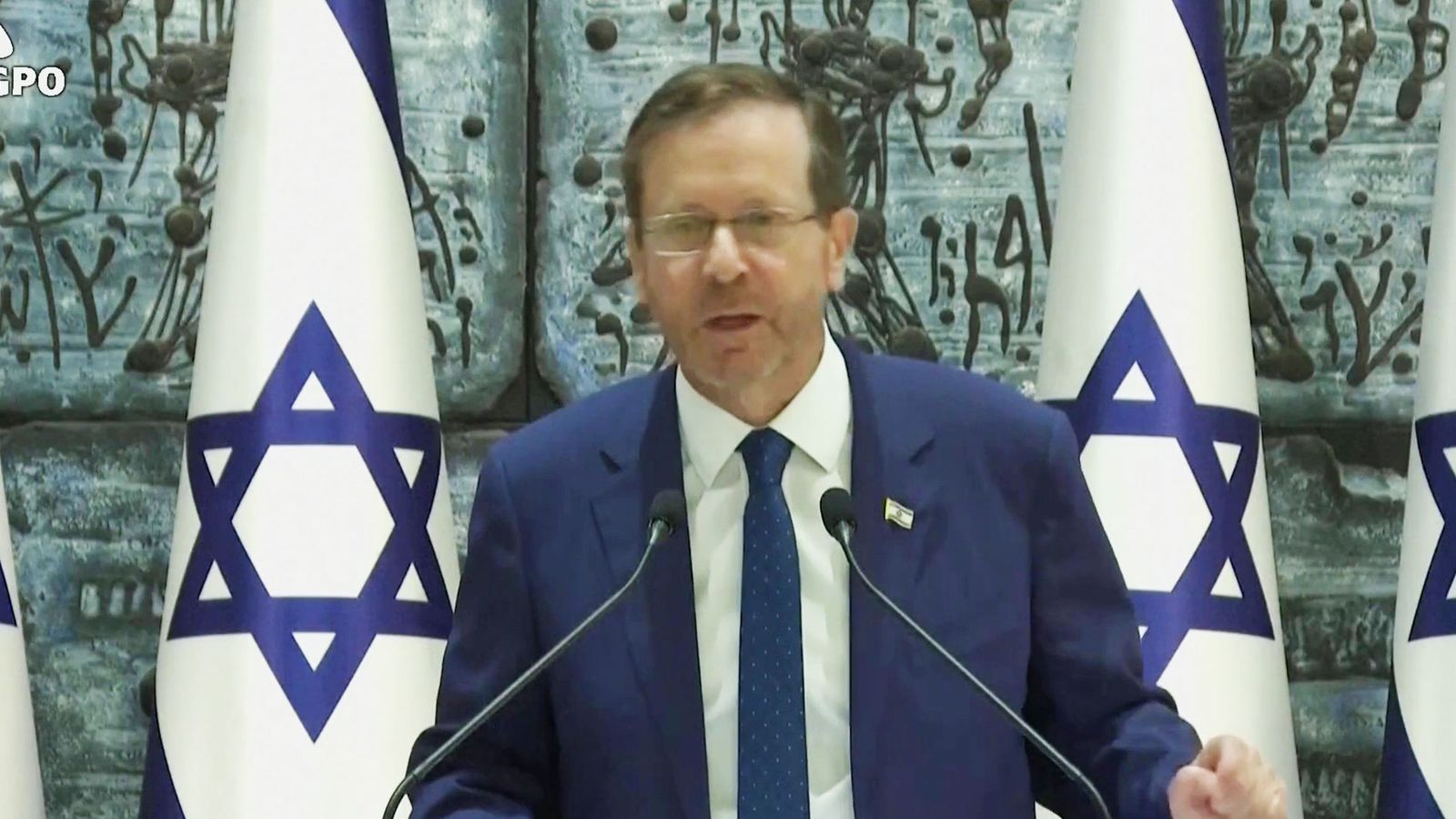 Israel-Hamas war: President Isaac Herzog thanks Joe Biden and the ...