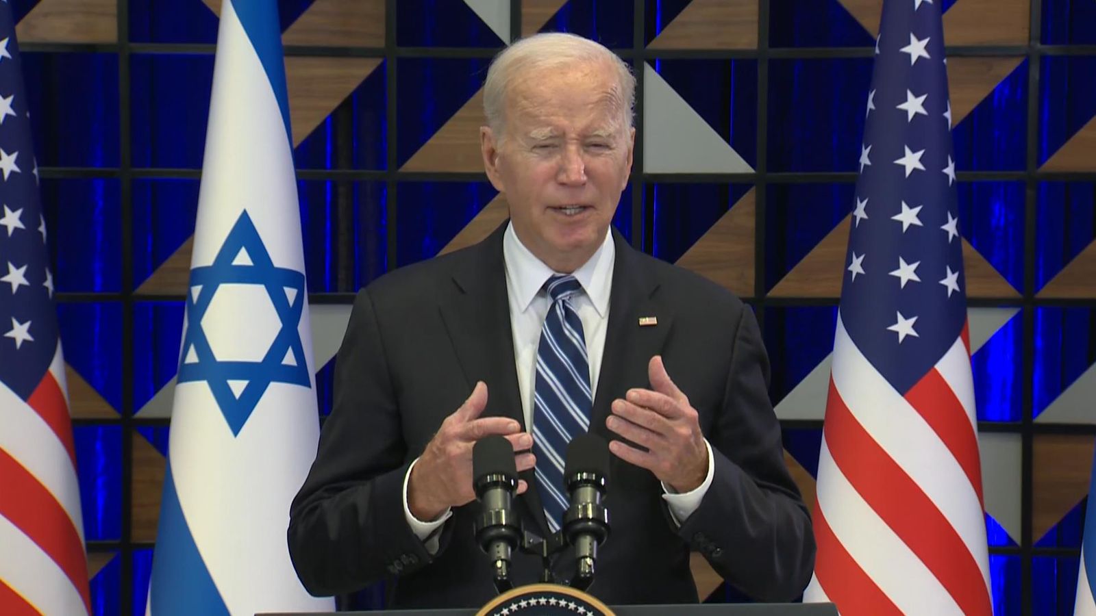 Israel Hamas War Us President Joe Biden Offers Words Of Comfort To