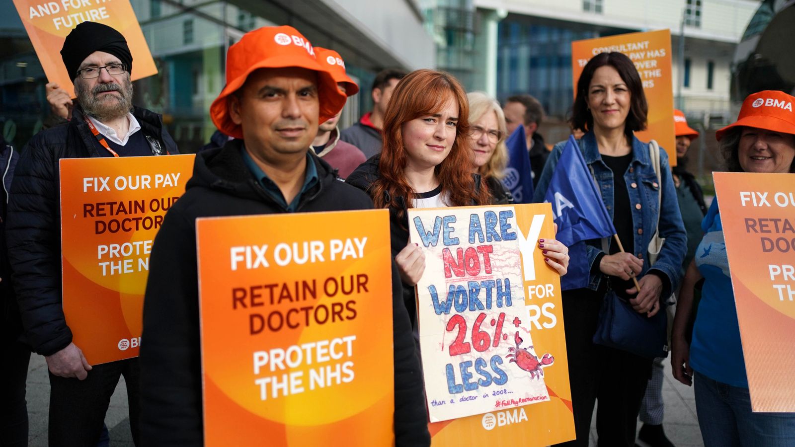 Junior doctors are going on their longest-ever strike in an aim 'to save NHS', says BMA chief ...