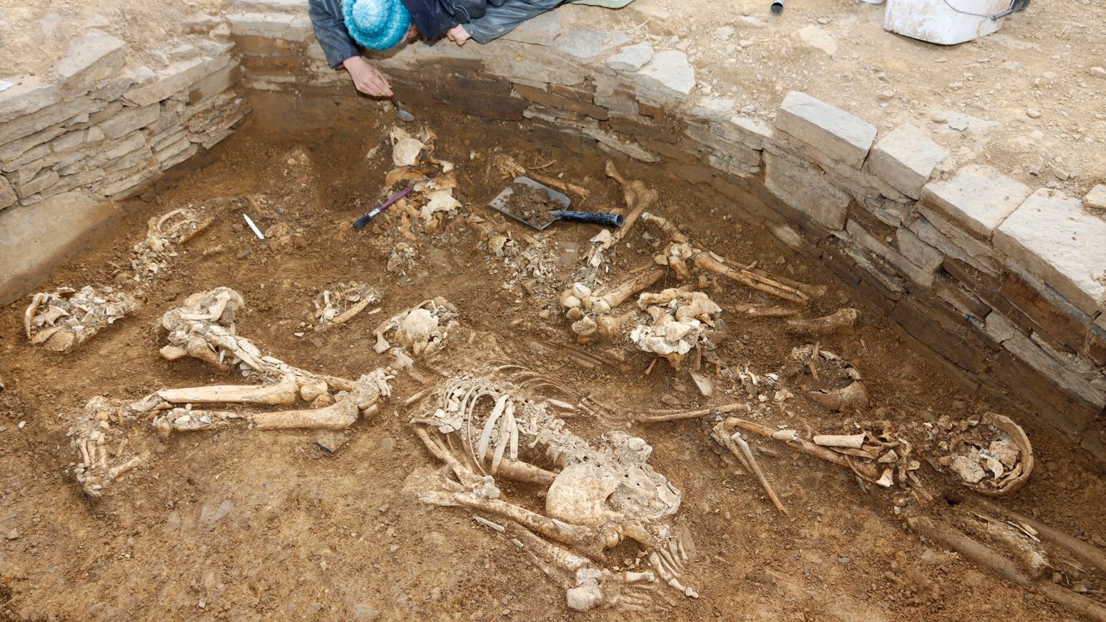 'Incredibly rare' 5,000-year-old tomb and skeletons discovered during ...