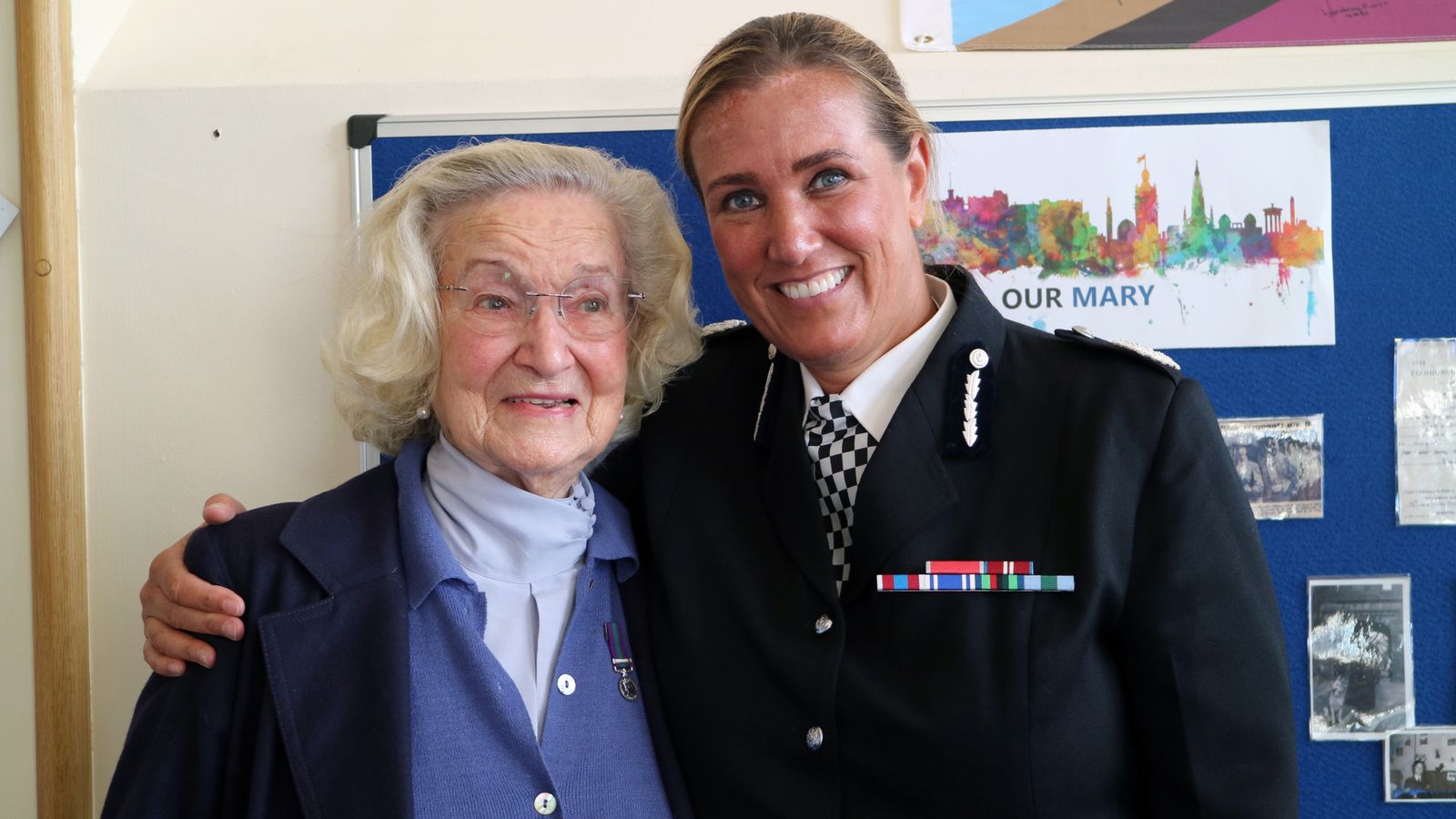 Edinburgh's first ever female police driver Mary d'Arcy Kincaid, now 91 ...